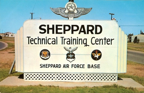 Sheppard Air Force Base, Wichita Falls, Texas Postcard